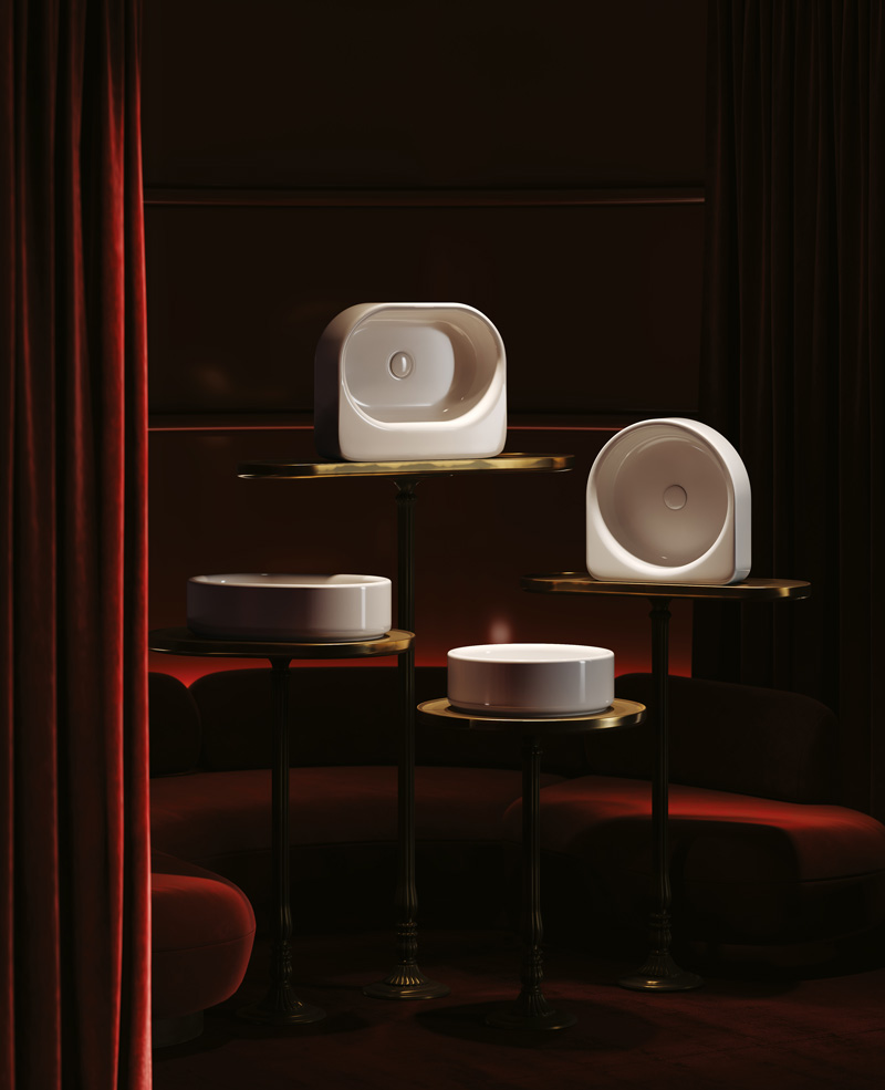 Collezione Won , lavabi bagno di design